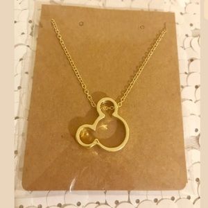 Jewelry | Mickey Mouse Gold Necklace | Poshmark